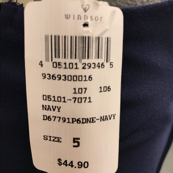 Windsor | Dresses | New Navy Bodycon Embellished Short Party Dress ...